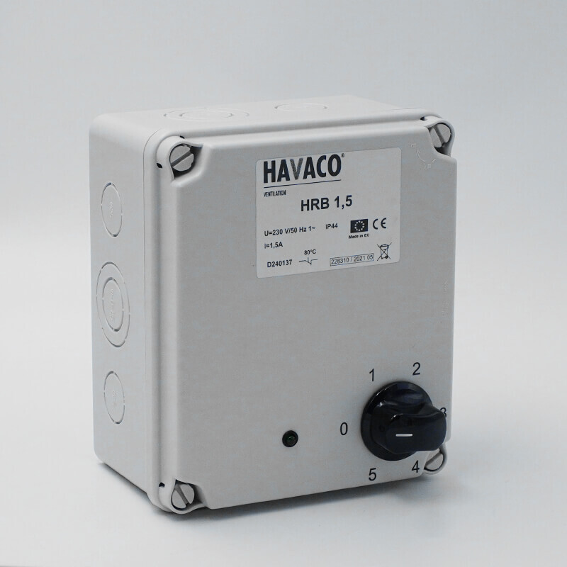Transformatorowy regulator obrotów HRB HAVACO | HAVACO | Produkty